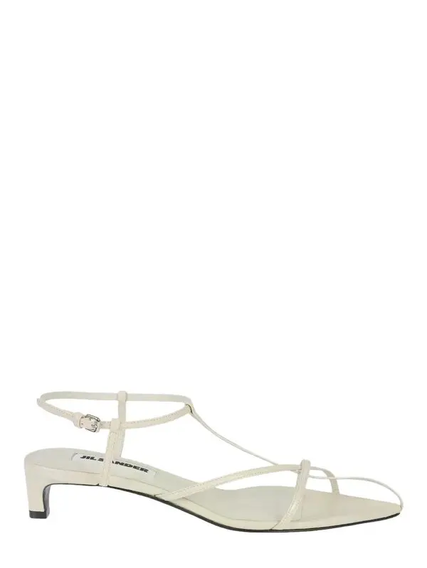 JIL SANDER Strappy Pointed-toe Sandals - Neutrals