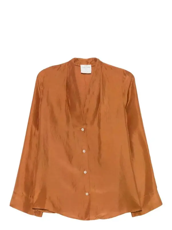 FORTE_FORTE Silk Shirt - Orange
