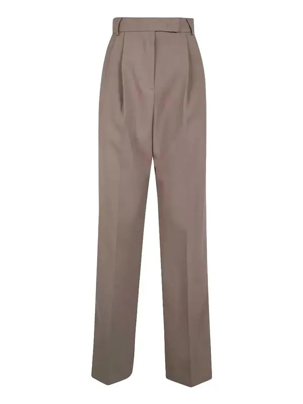 THE FRANKIE SHOP Bea Pleated Tailored Trousers - Neutrals