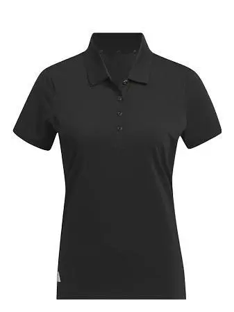 Adidas Ultimate365 Solid Short Sleeve Polo Shirt - Black