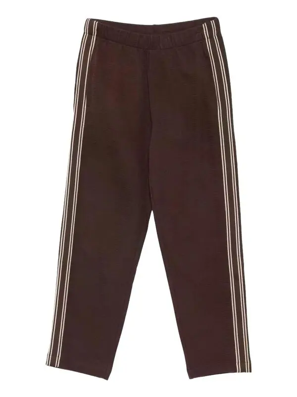 BOSS Levete Side-stripe Track Pants - Brown