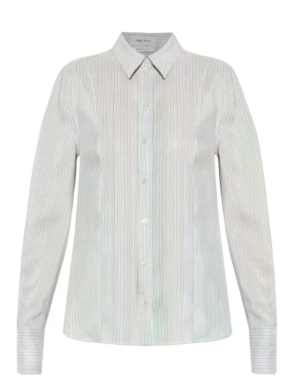 Alexander McQueen Vertical-stripe Shirt - White