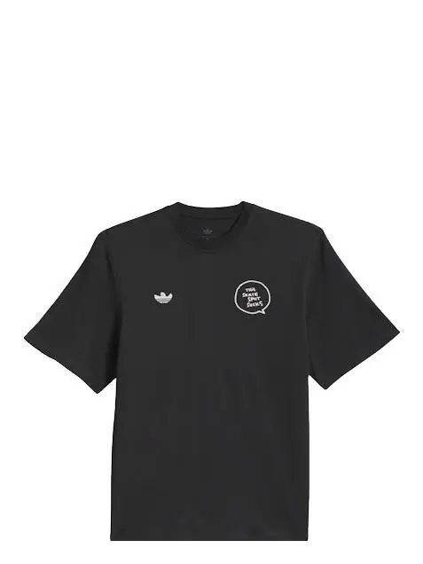 Adidas Mark Gonzales Spot Tee Shirt - Black/ice Purple