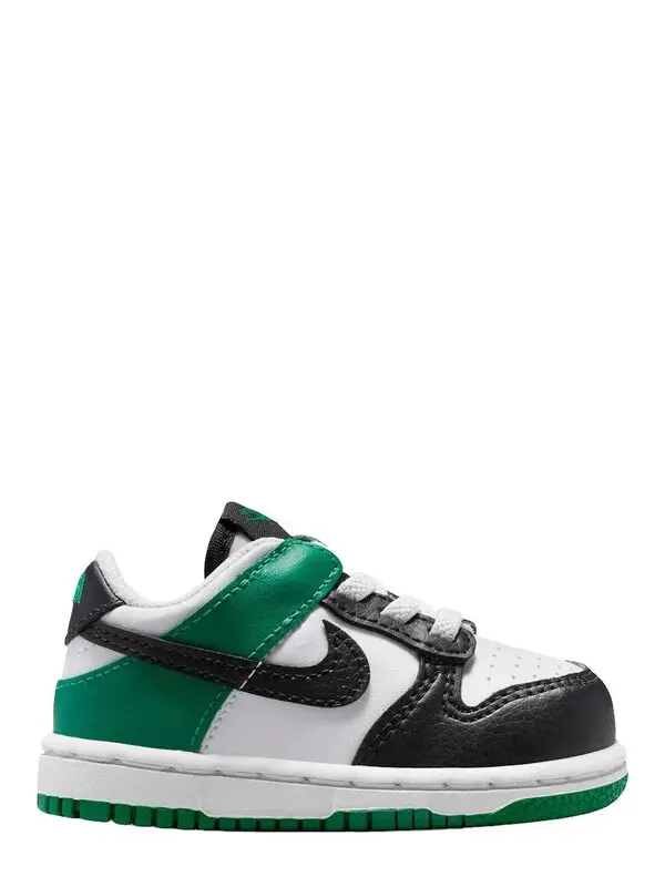 Nike Dunk Low Top Sneakers - Off/white/malachite