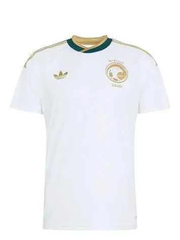 Adidas Saudi Arabia 26 Away Jersey - White/khaki/aurora Ivy