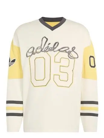Adidas Long Sleeve Hockey Jersey - Eqt Yellow