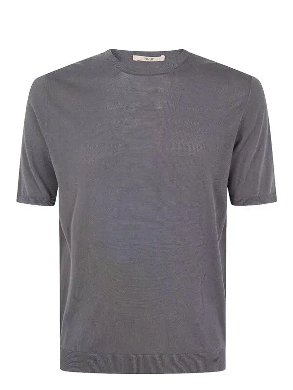 NUUR Crew-neck T-shirt - Brown