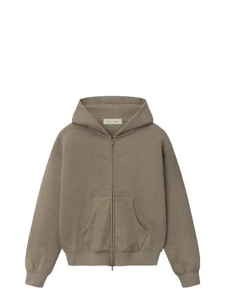 Fear Of God Essentials Classic Full Zip Hoodie - Homestead Heather