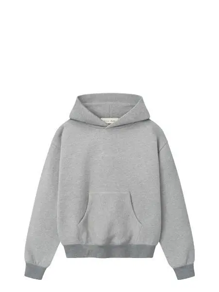 Fear Of God Essentials Signature Classic Hoodie - Concrete Heather/dark Concrete Heather
