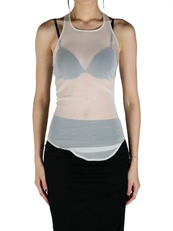 Rick Owens Lilies Basic Tank Top - Dove