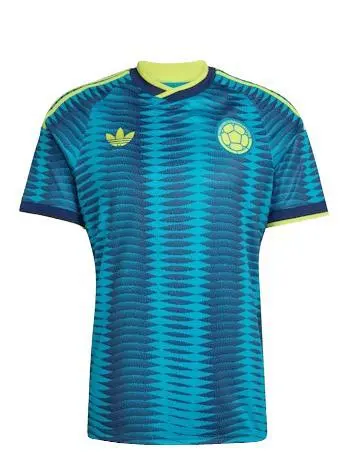 Adidas Colombia 26 Away Jersey - Team Navy Blue/mystery Petrol