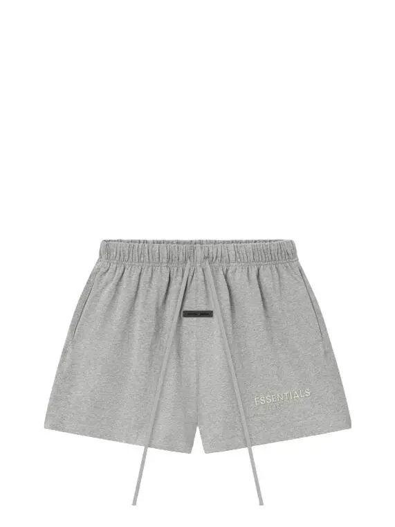 Fear Of God Essentials Classic Jersey Sweatshort - Concrete Heather