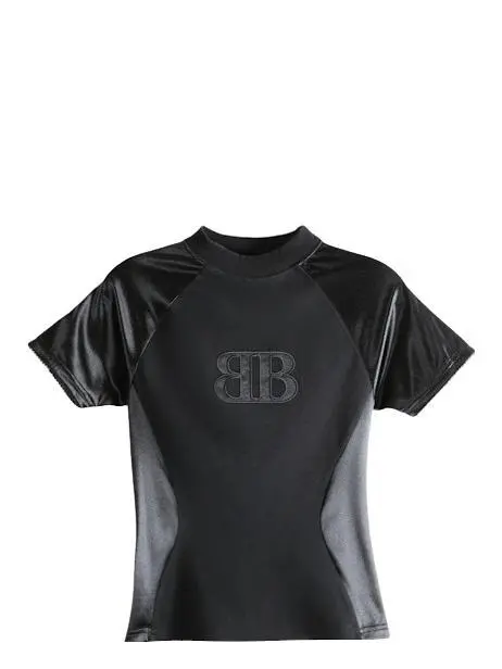 Balenciaga Fitted Top - Black