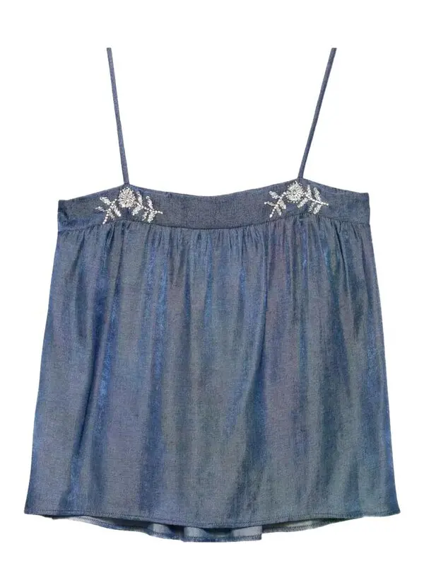 Liu Jo Top With Embellishments - Blue