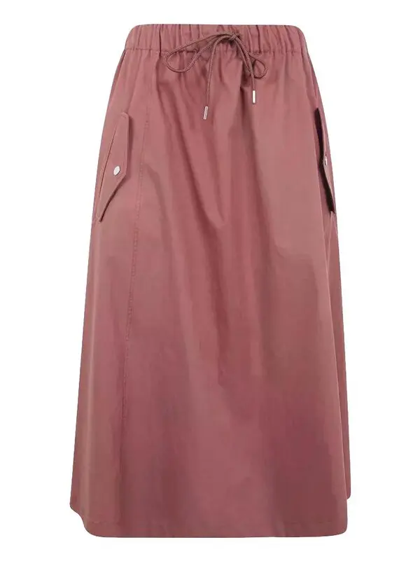 Paul Smith Drawstring-fastening A-line Midi Skirt - Red