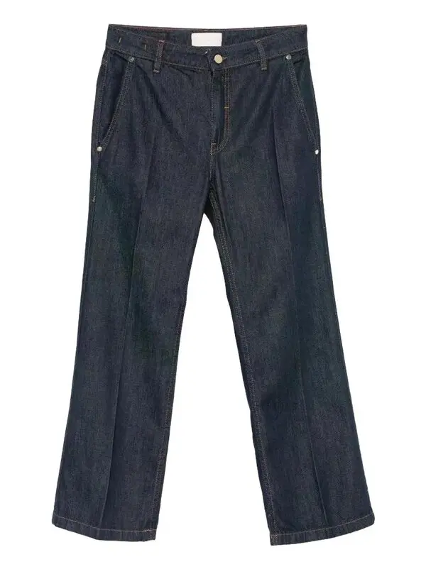 I BLUES Pressed-crease Denim Jeans - Blue