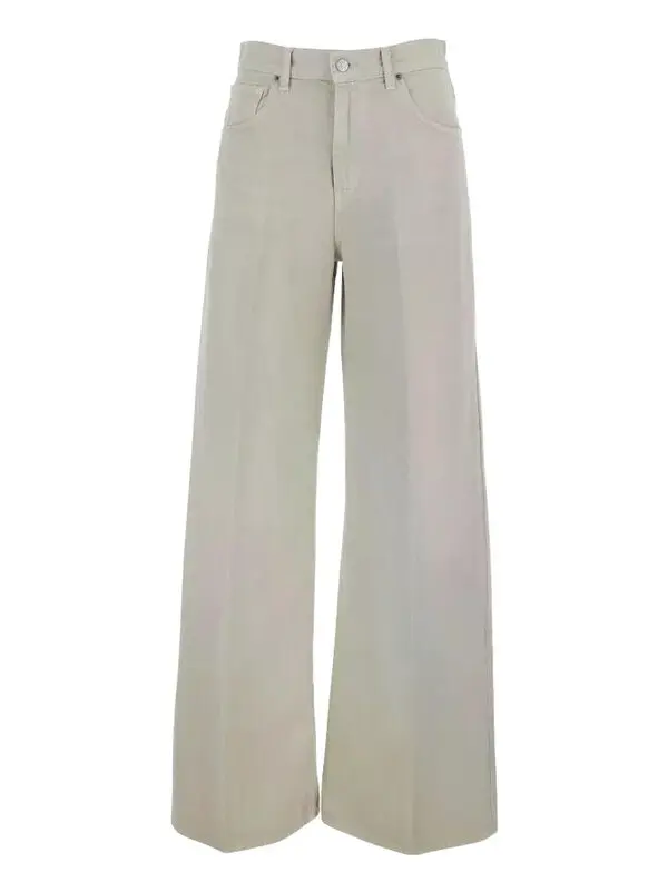 GRIFONI Pressed-crease Jeans - Neutrals