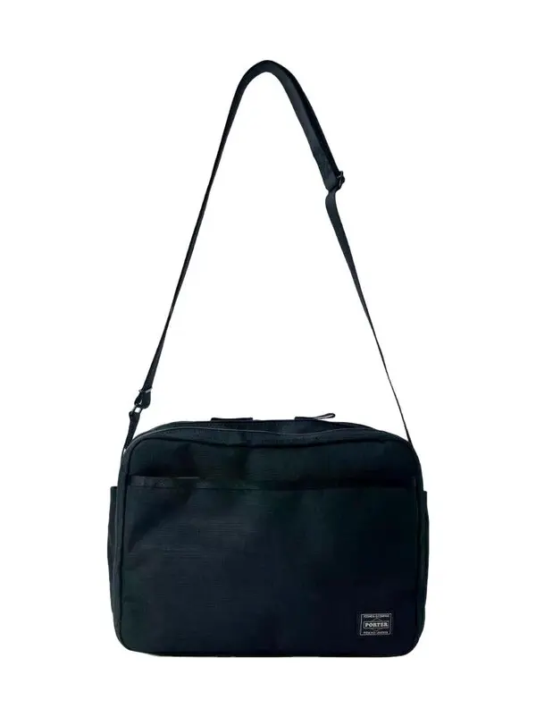 PORTER-YOSHIDA & CO Logo-patch Cross Body Bag - Black