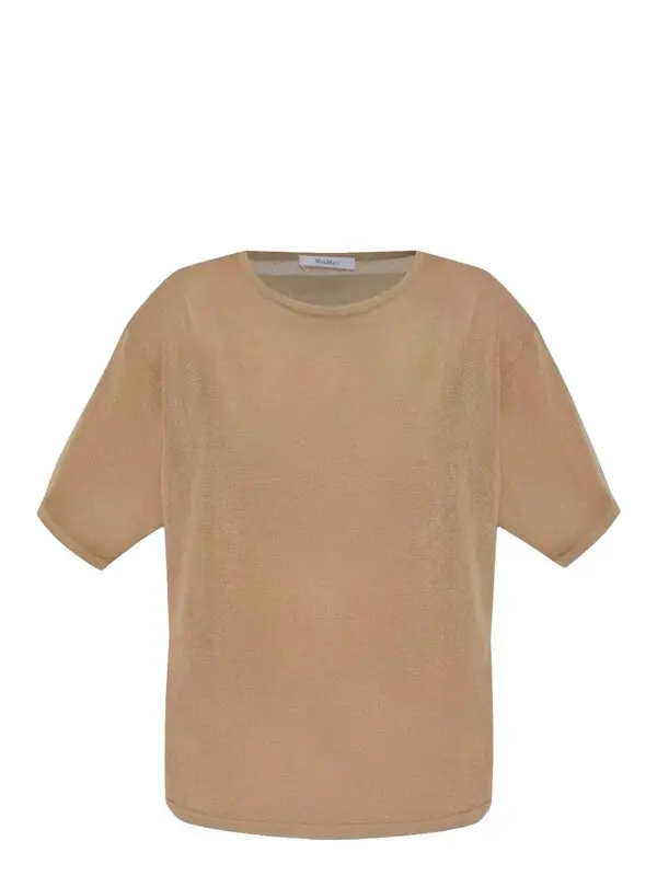 Max Mara Short-sleeved T-shirt - Neutrals
