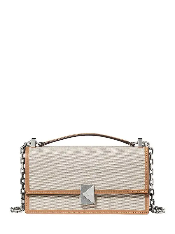 Kate Spade New York Deco Mini Canvas Crossbody - Natural/multi