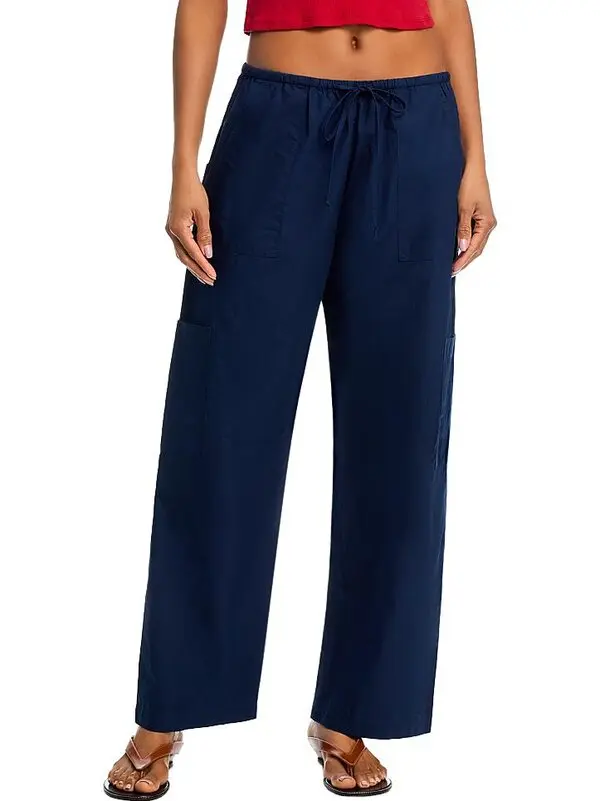 Donni. The Pop Drawstring Cargo Pants - Midnight