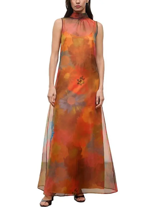 Staud Albee Maxi Dress - Superbloom