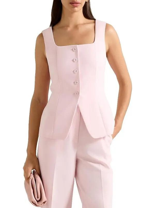 EVER NEW Haisley Square Neck Waistcoat - Cherry Blossom Suit
