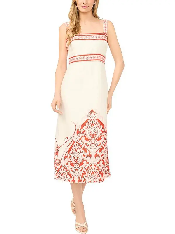 Ted Baker London Noemi Tank Midi Dress - Fire Orange