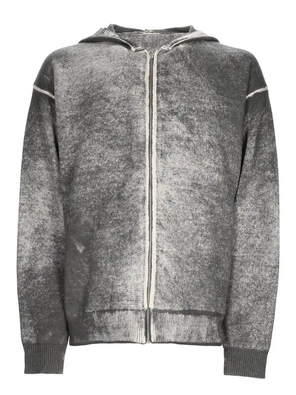 AMISH SUPPLIES Maglia Con Zip - Grey