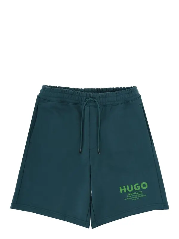 Hugo Shorts With Logo - Green