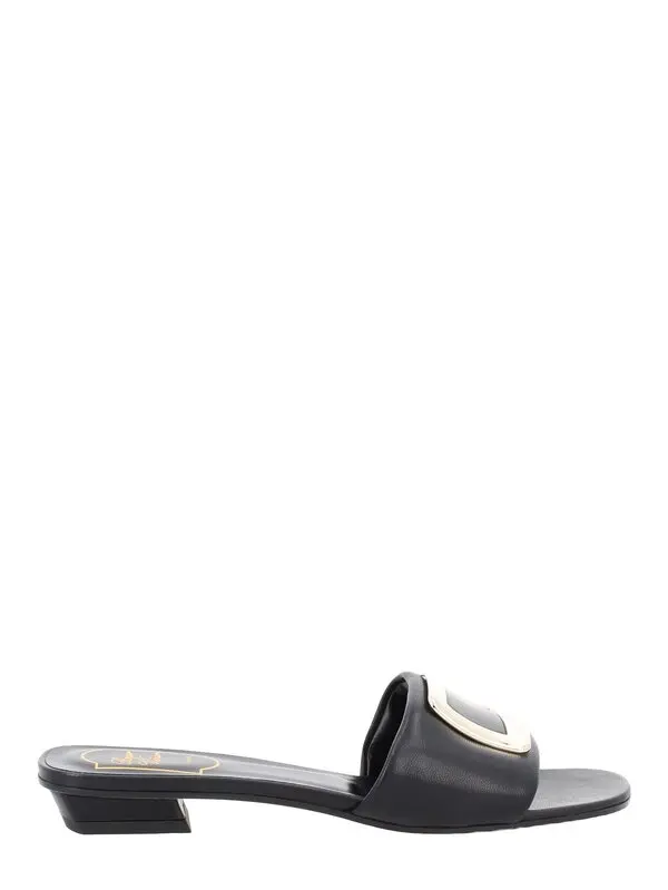 ROGER VIVIER Sandalo Belle Mule - Black