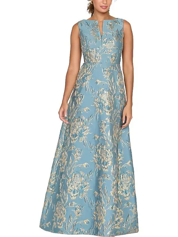 KAY UNGER Guilietta Gown - Ice Blue