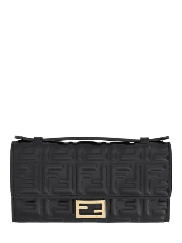 Fendi Continental Baguette Wallet - Black
