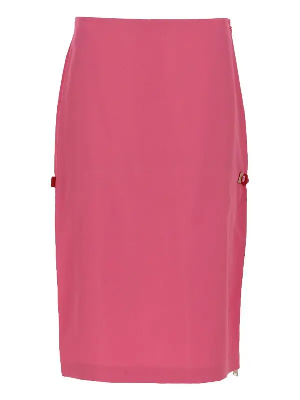 Fendi Midi Gonna Skirt - Pink