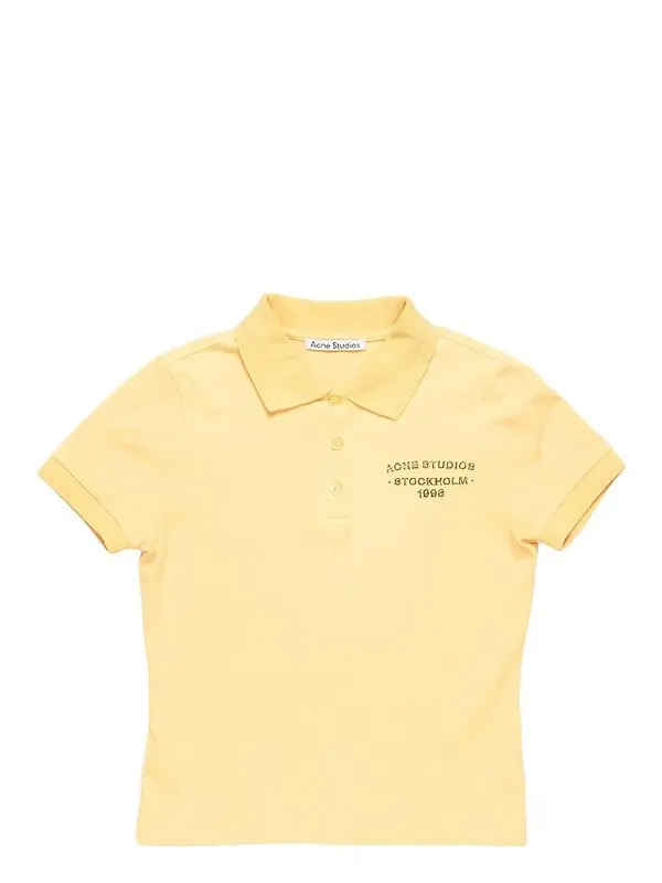 Acne Studios Collared Tee - Warm Yellow