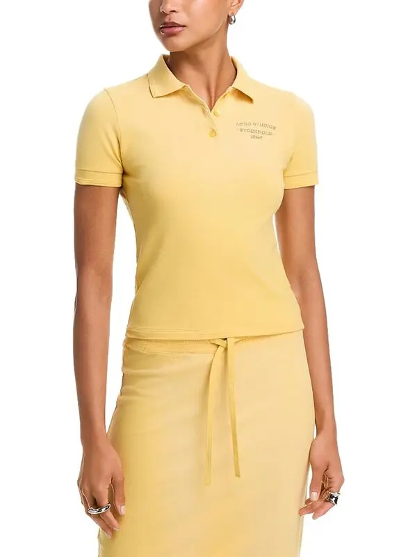 Acne Studios Collared Tee - Warm Yellow