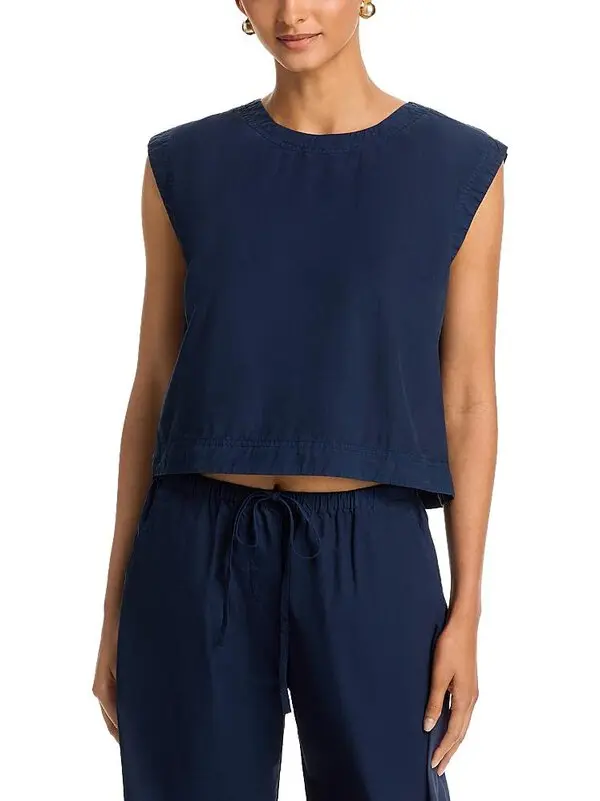 Velvet By Graham & Spencer Larissa Top - Navy