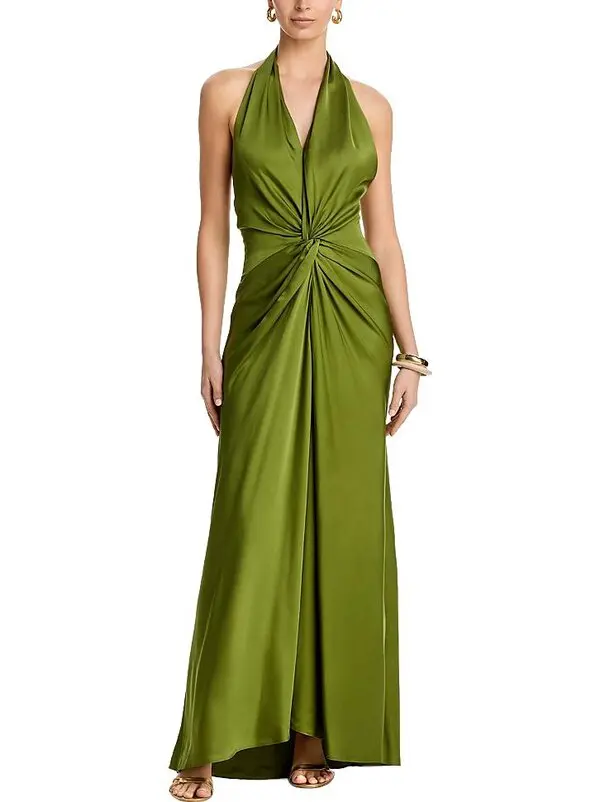 A.L.C. Mabel Halter Gown - Tomatillo