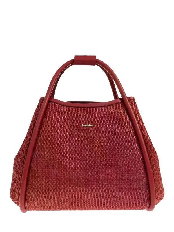 Max Mara Marine Tote Bag - Red