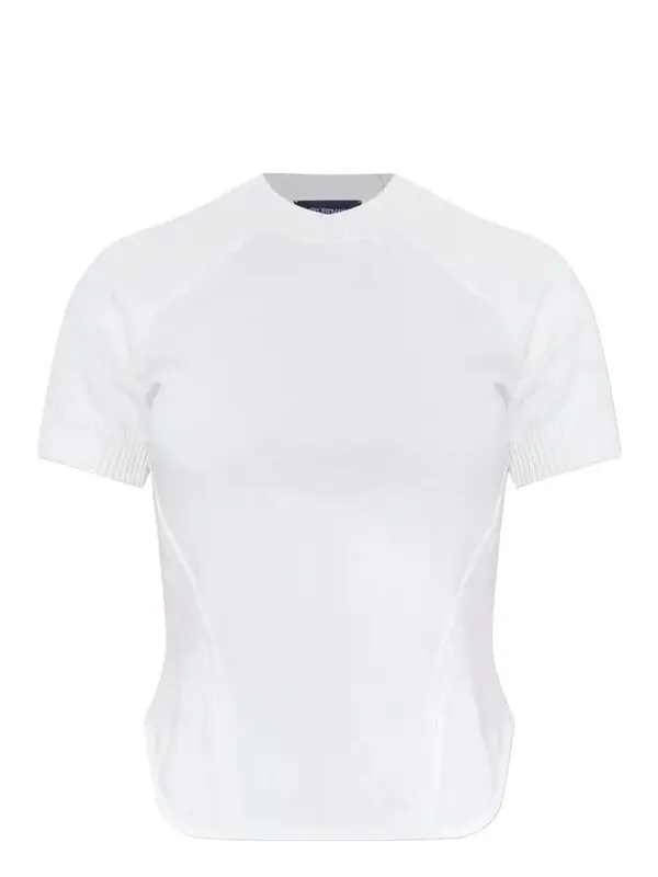 Sportmax Seam Detail T-shirt - White