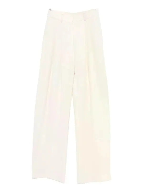 Nanushka Seka Tapered-leg Tailored Trousers - Neutrals