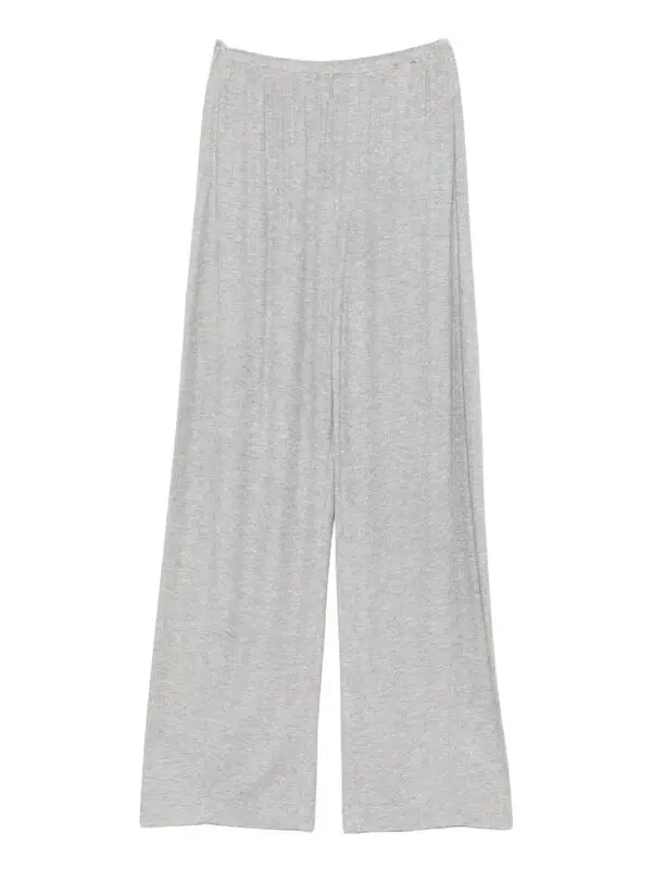 Nanushka Zoela Ribbed Trousers - Grey