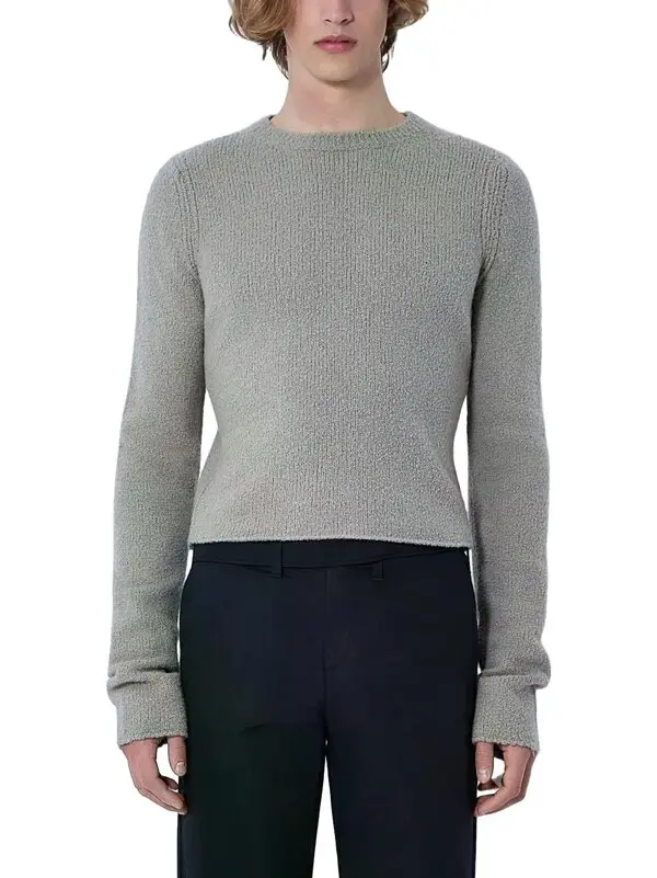 RIER Boucle-knit Wool Sweater - Grey