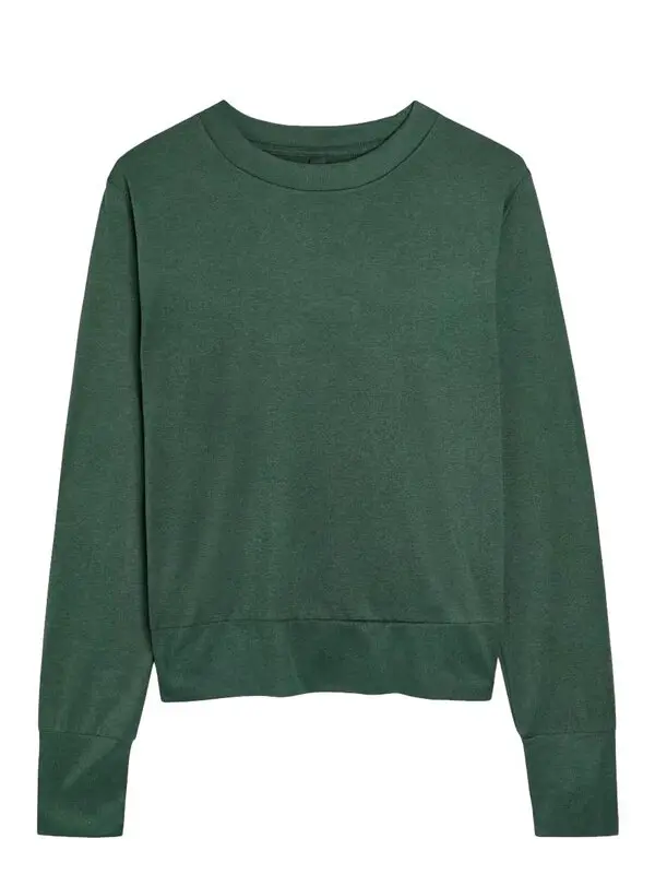 Vuori Mélange-effect Sweatshirt - Green