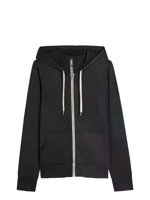 Vuori Zip-up Drawstring Hoodie - Black
