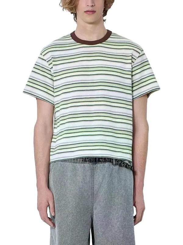 BRAIN DEAD Striped T-shirt - Green
