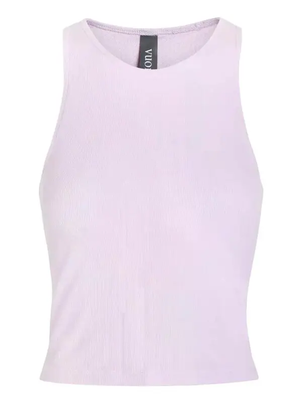 Vuori Ribbed Racer-back Tank Top - Purple