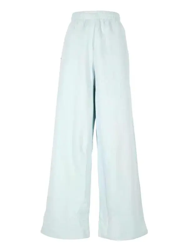 PANGAIA Elasticated Wide-leg Track Pants - Blue