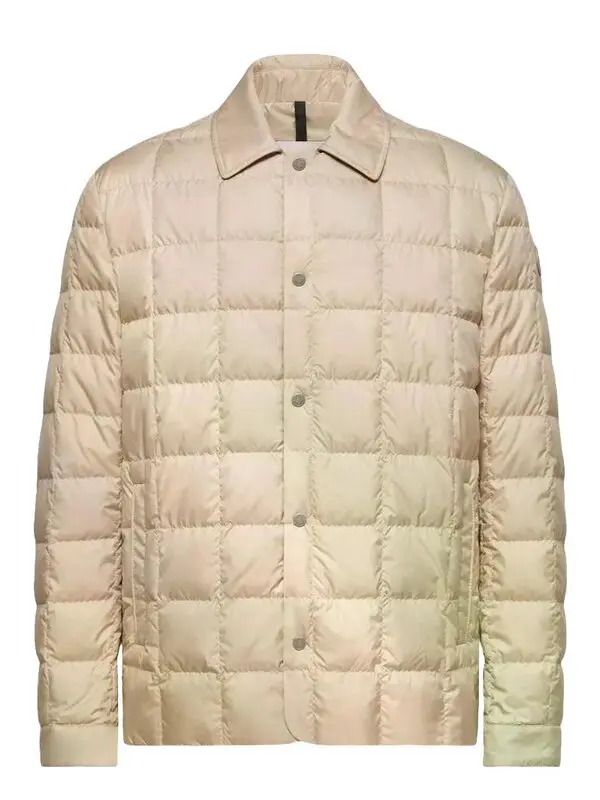 Moncler Castellana Down Quilted Shirt Jacket - Neutrals