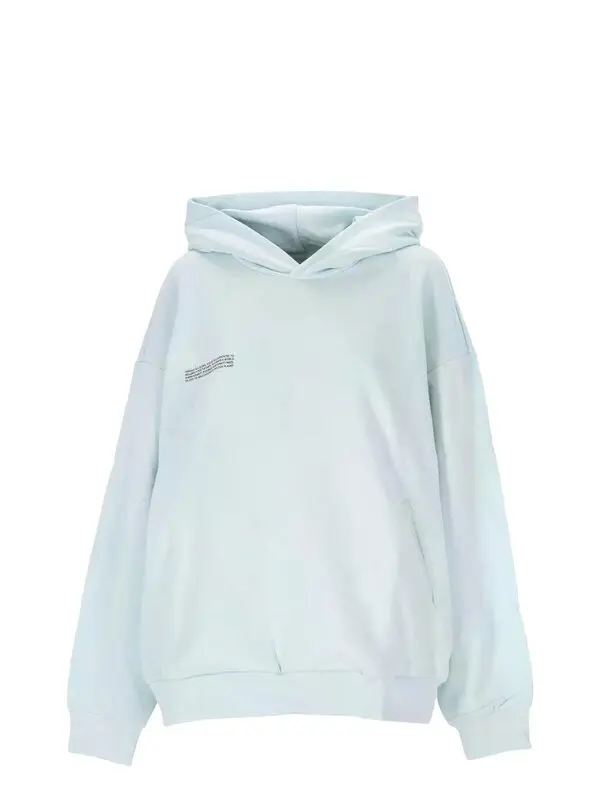 PANGAIA Text-print Hoodie - Blue